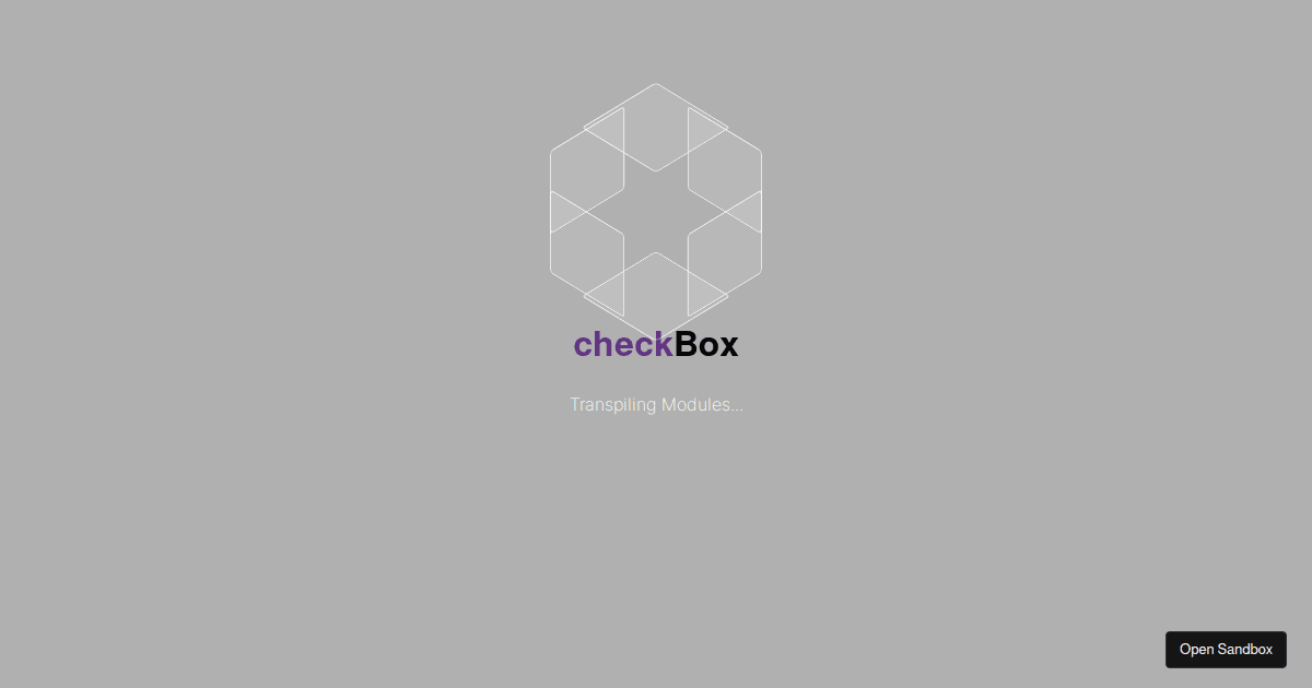 checkbox-ts - Codesandbox