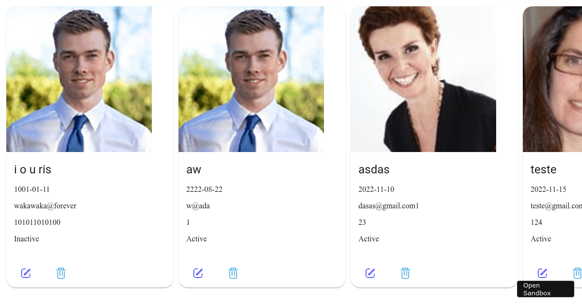 trabalho web NOVO - Codesandbox