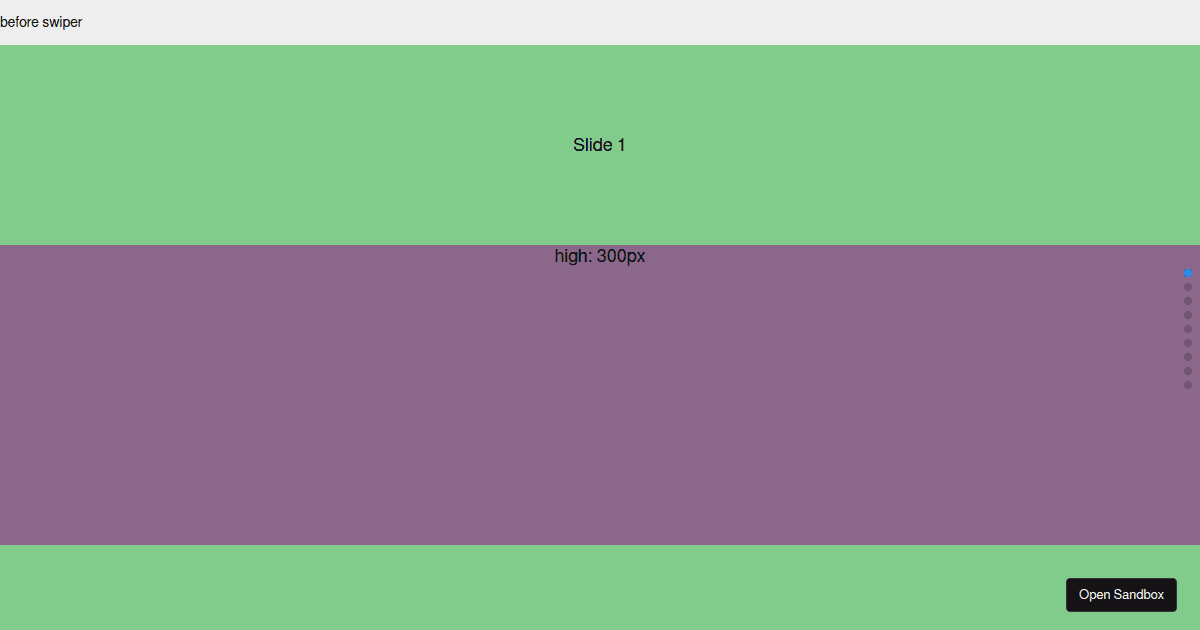 Swiper - Vertical (forked) - Codesandbox