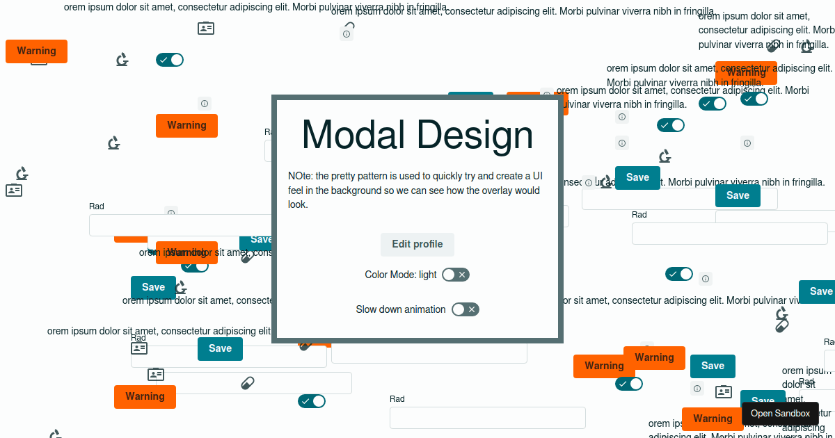 Vitality DS Template (forked) - Codesandbox