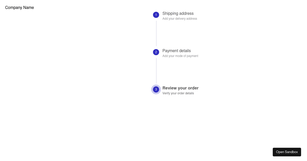Vertical Stepper Demo (forked) - Codesandbox Vertical Stepper Demo (forked) - Codesandbox
