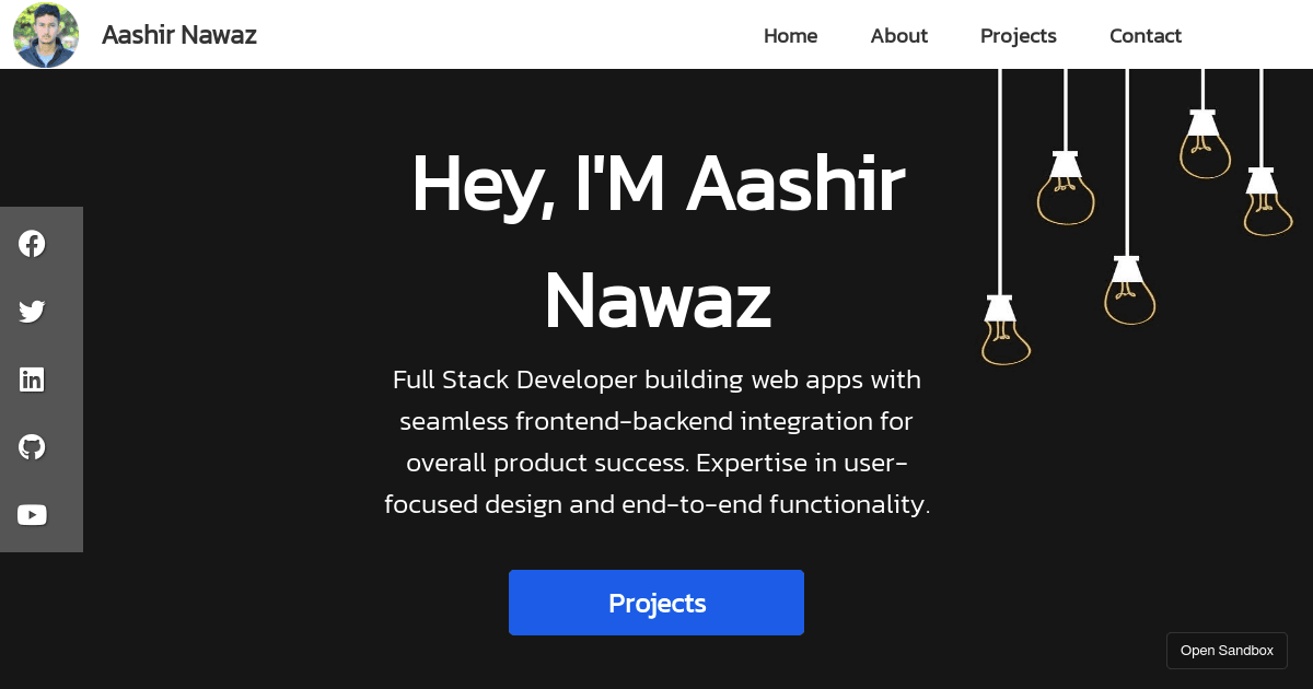 Portfolio - Codesandbox