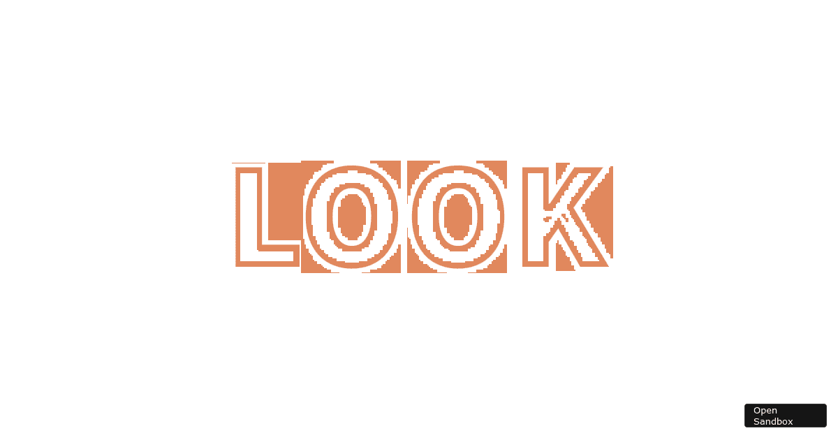 Threejs Ripple Text Distortion Effect Forked Codesandbox