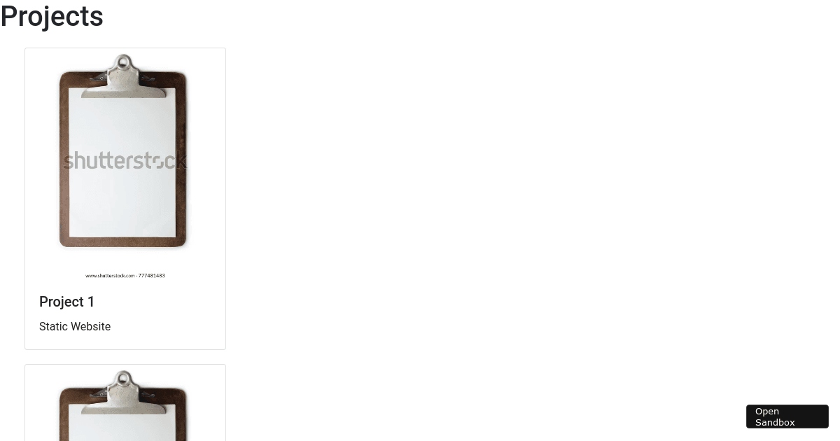 Dynamic Cards (forked) - Codesandbox