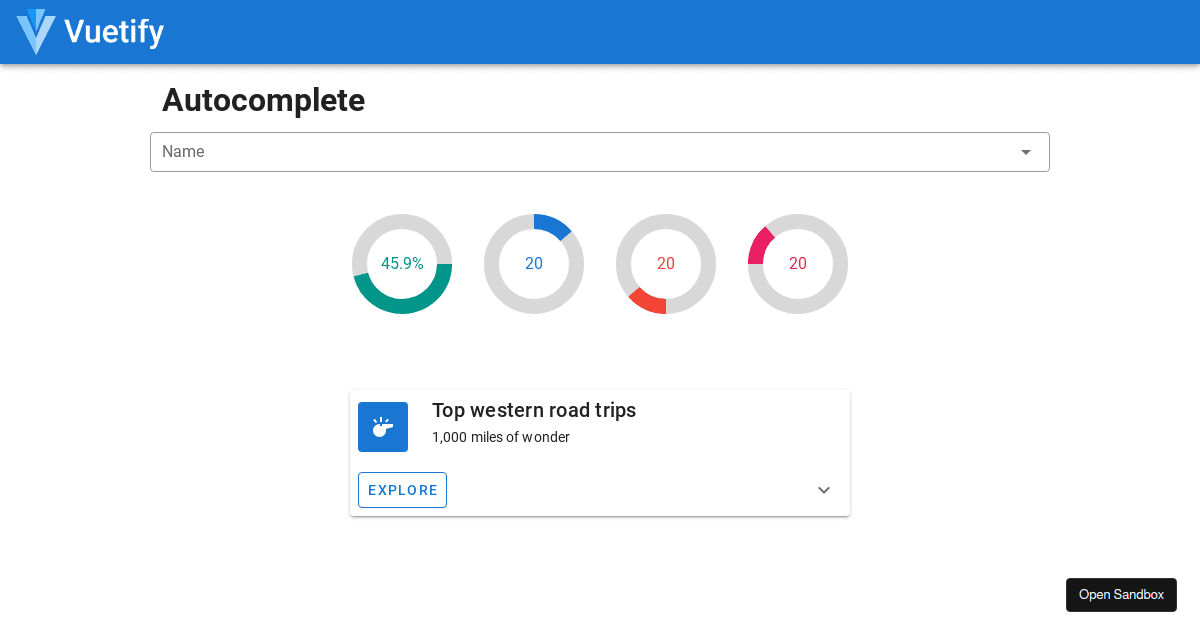 vuetify-demo - Codesandbox