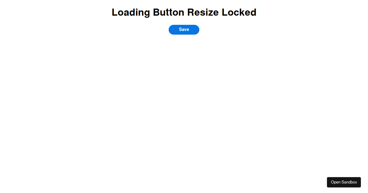 CKR-Loading-Button (Nice Sizing) - Codesandbox