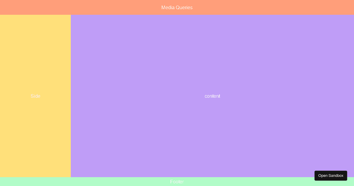 Responsive Web Design Codesandbox