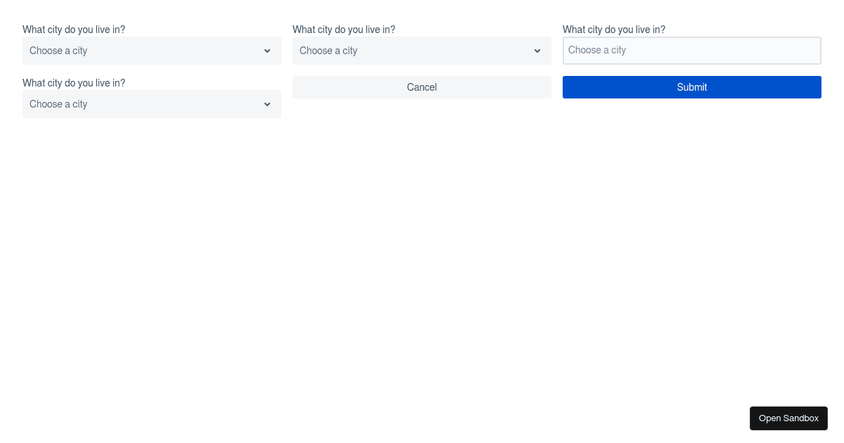 select-single (forked) - Codesandbox