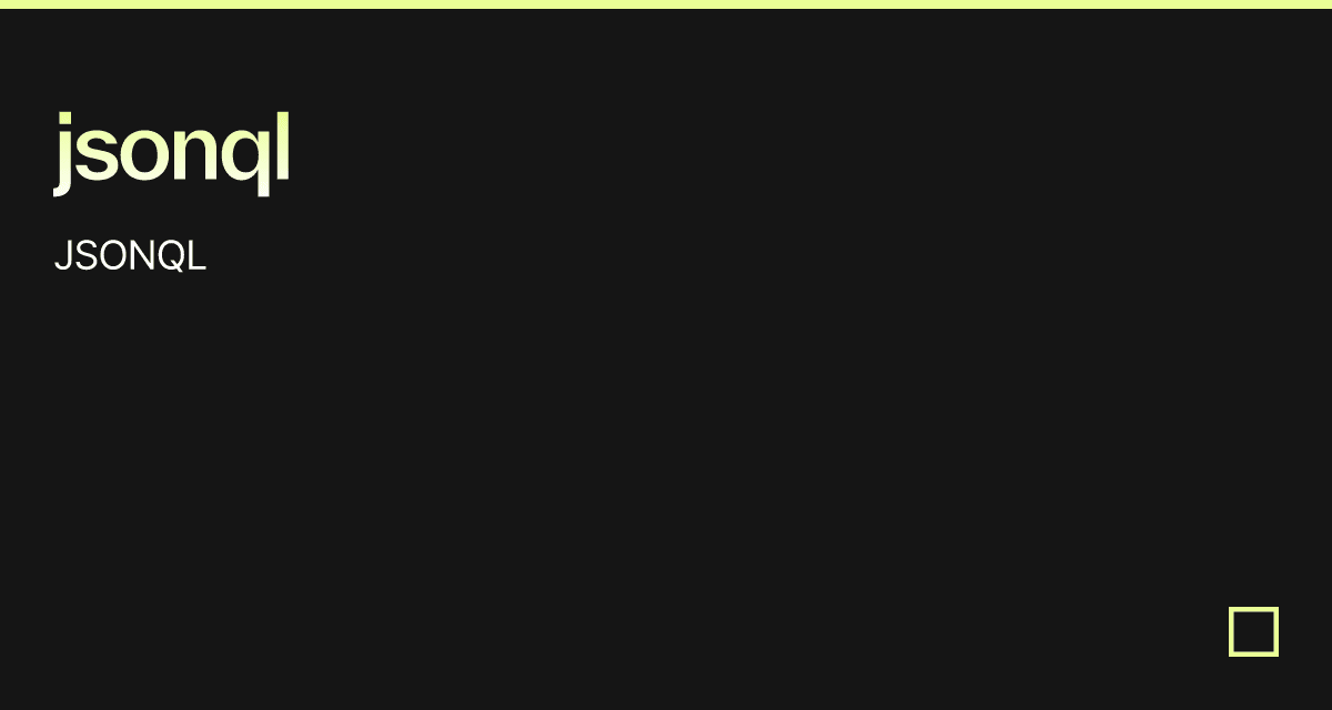 jsonql - Codesandbox