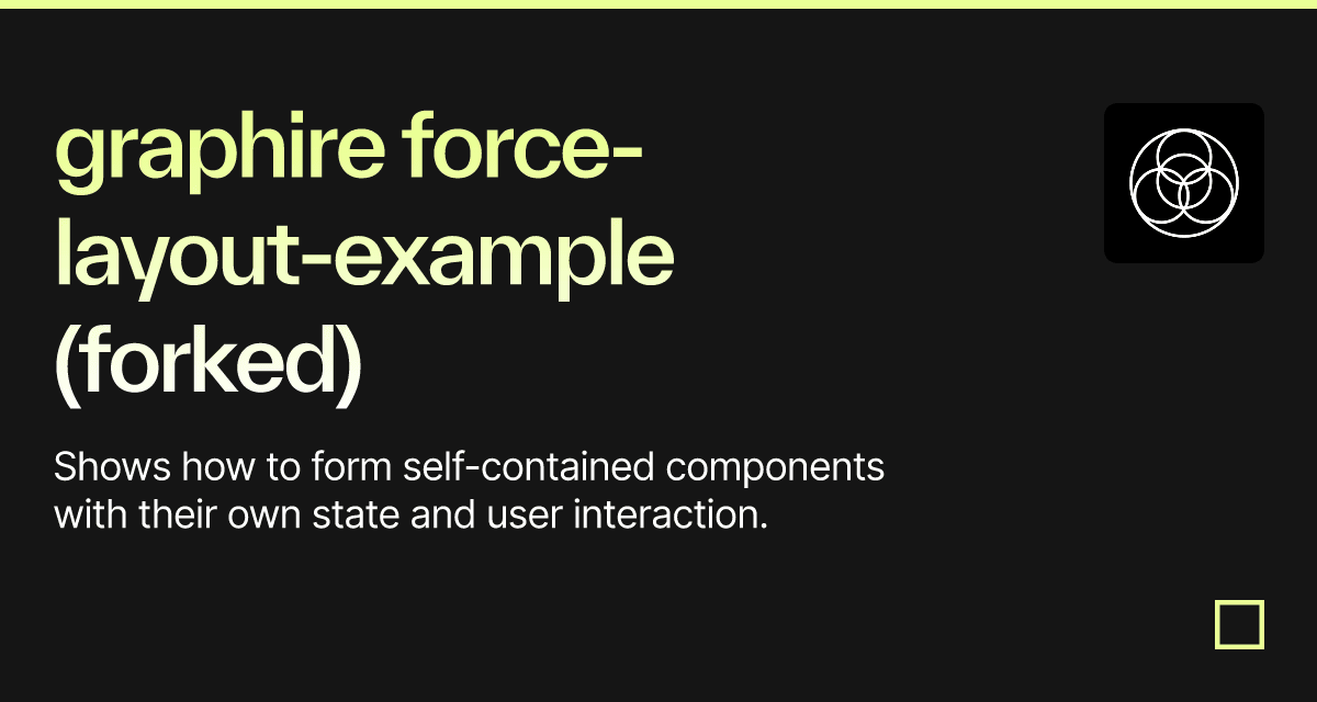 graphire force-layout-example (forked) - Codesandbox