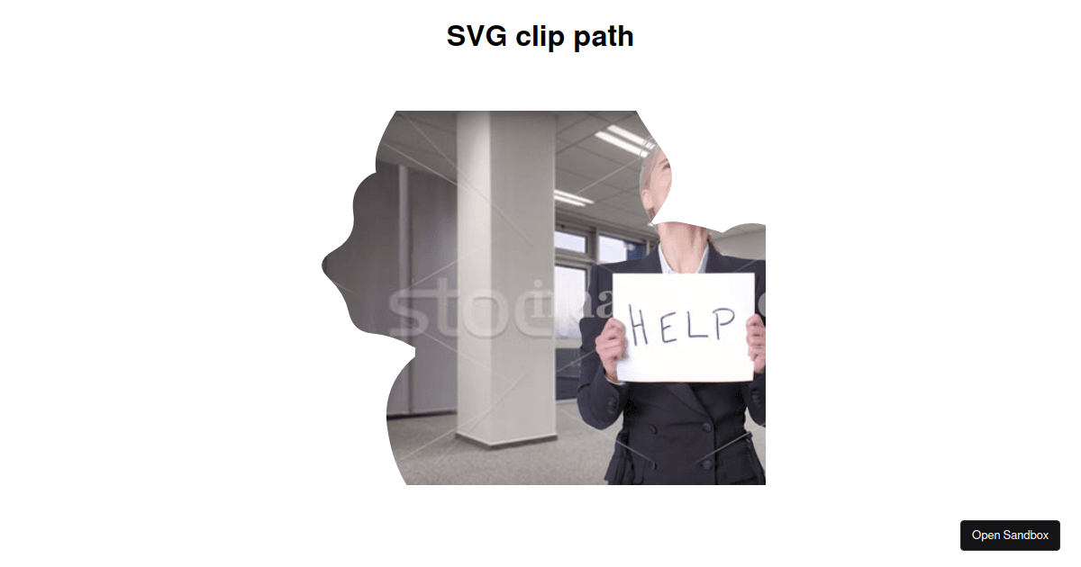 clip path - Codesandbox