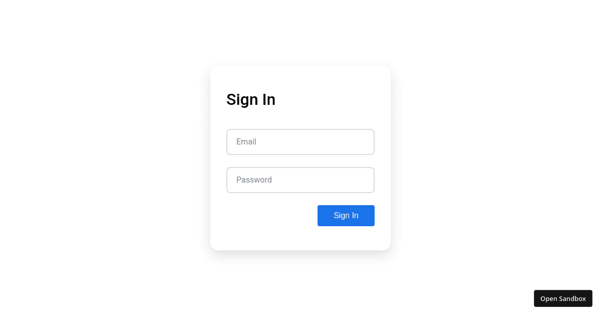 bedimcode/login-form-input-google - Codesandbox