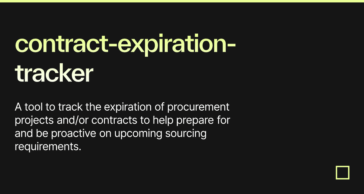 contract-expiration-tracker - Codesandbox