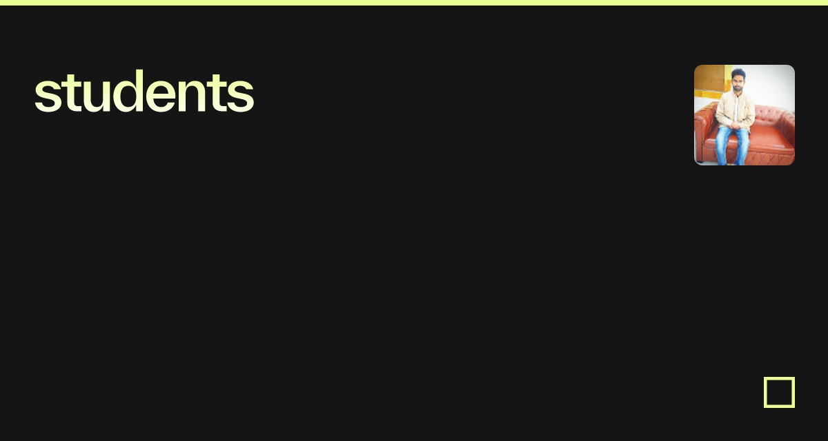 students - Codesandbox