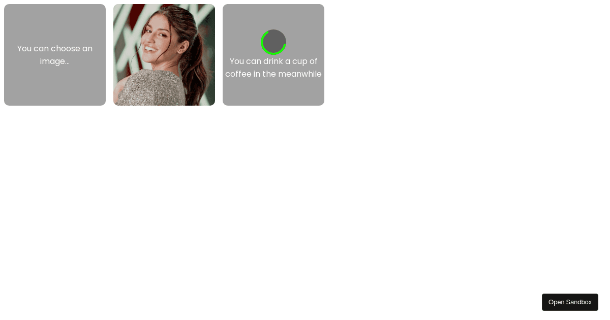 Files-ui Avatar labels - Codesandbox