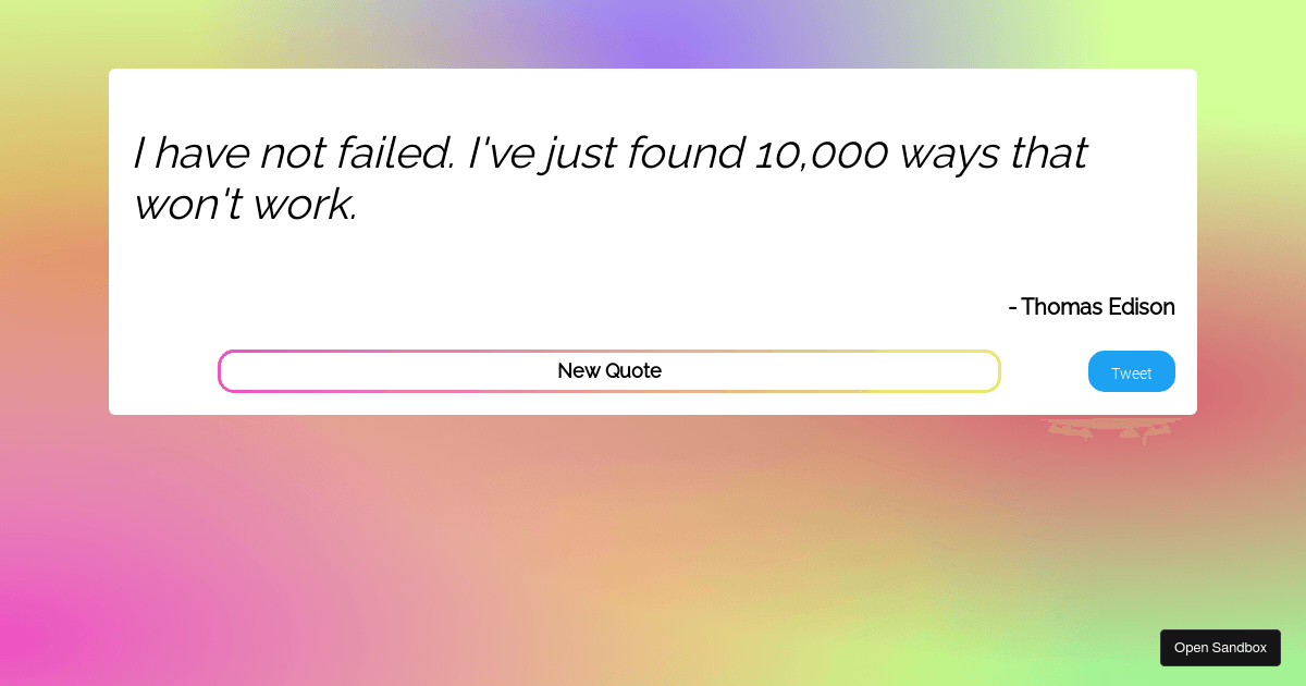 random-quotes - Codesandbox