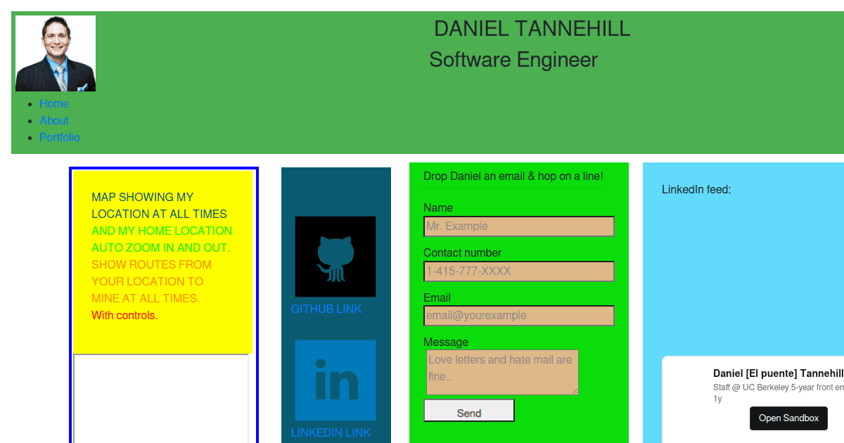 react-portfolio - Codesandbox