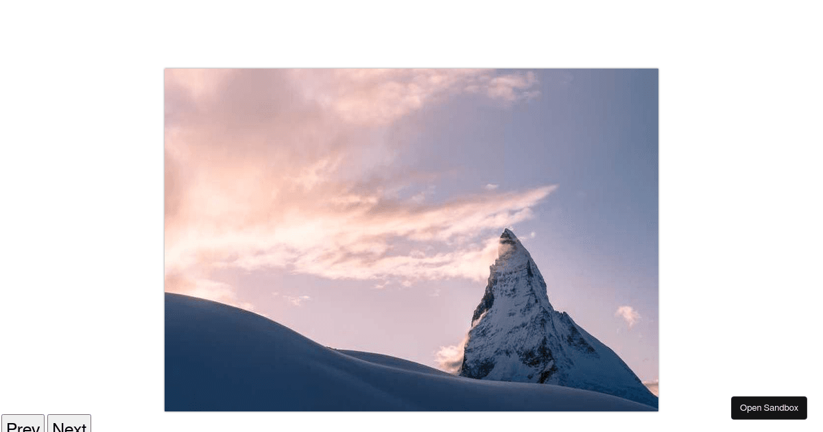 Image Slider using HTML,CSS and Javascript - Codesandbox