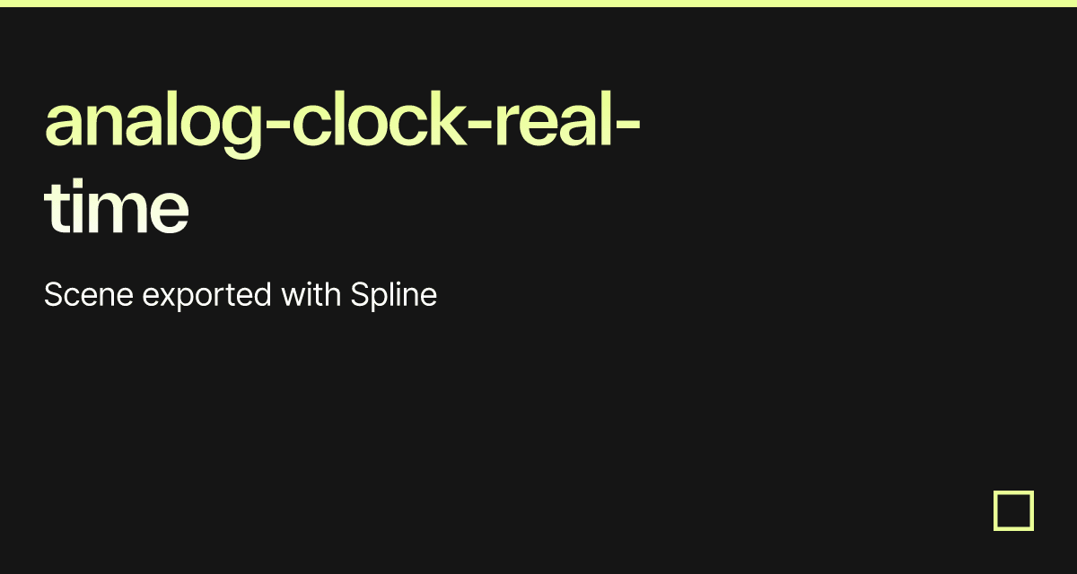 analog-clock-real-time - Codesandbox
