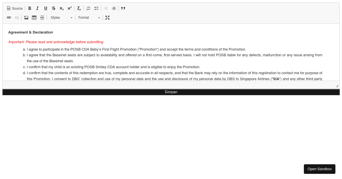 React Ckeditor Component Forked Codesandbox
