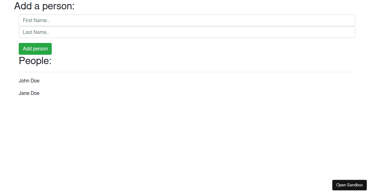 react-hook-bootstrap-useState - Codesandbox react-hook-bootstrap-useState - Codesandbox