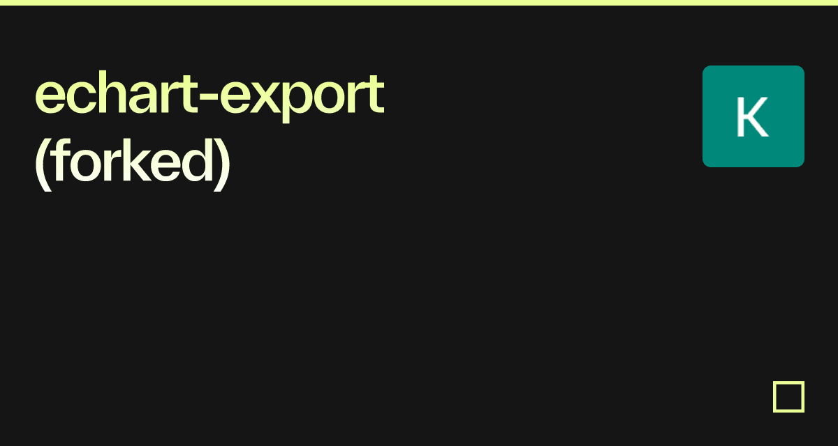 echart-export (forked) - Codesandbox