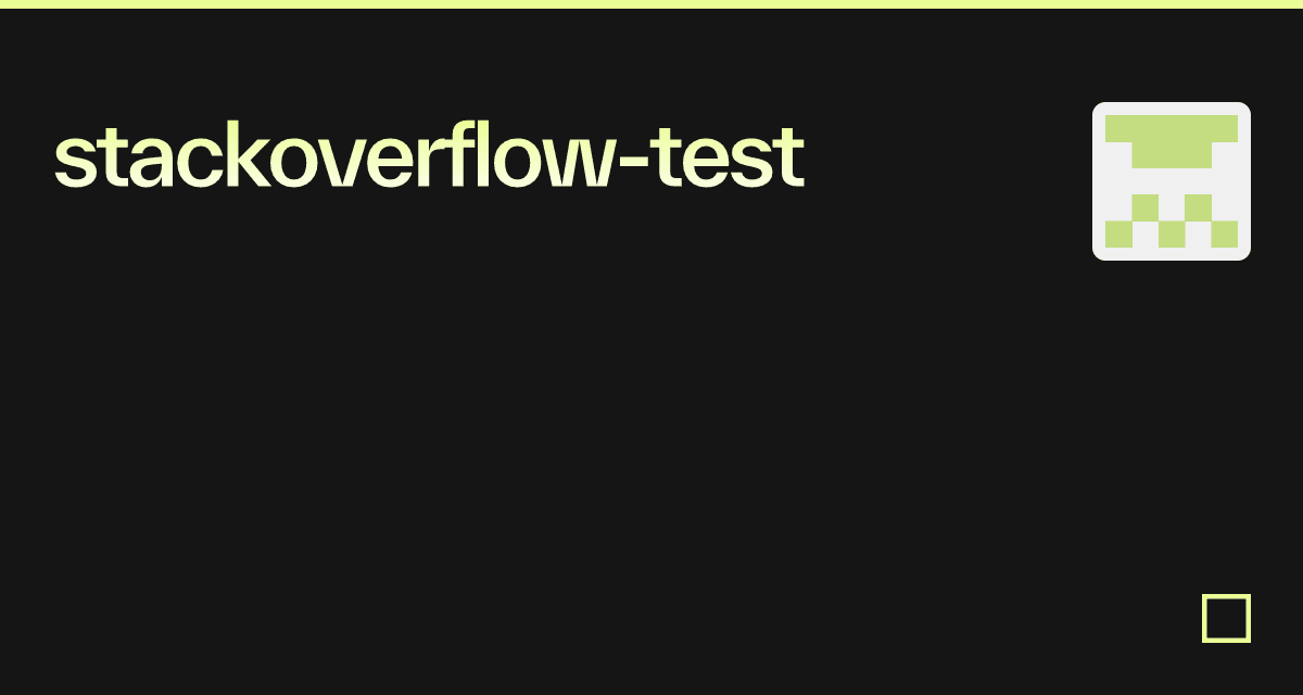 stackoverflow-test - Codesandbox