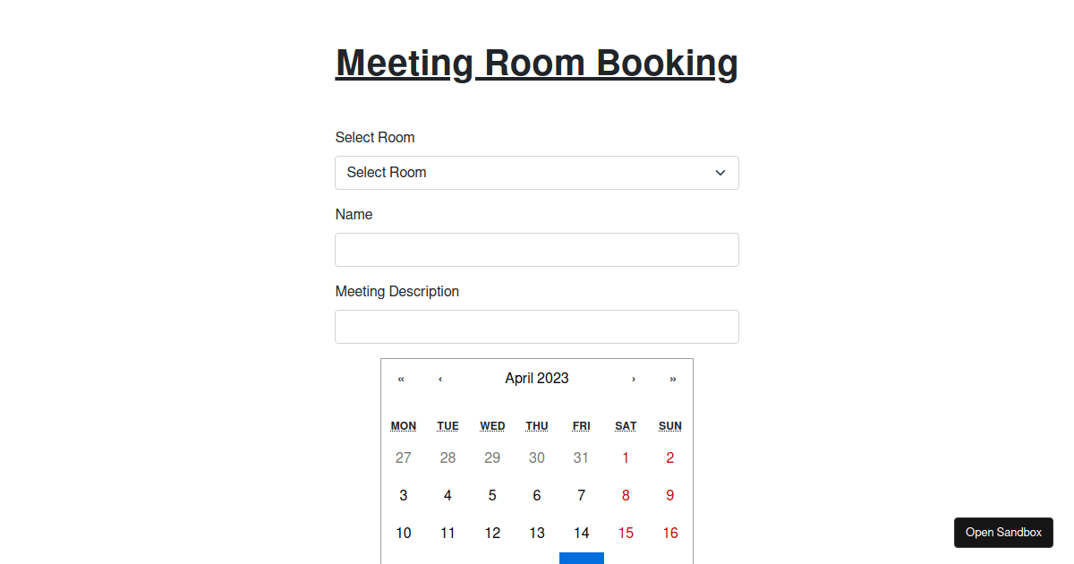 meeting-room - Codesandbox
