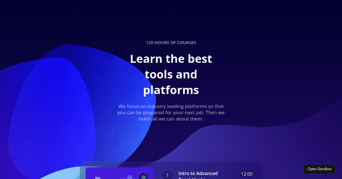 Blob Animation Final - Codesandbox