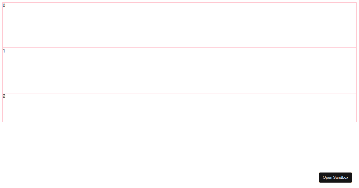 66622199/react-virtuoso-overscan-props-does-not-work - Codesandbox 66622199/react-virtuoso-overscan-props-does-not-work - Codesandbox