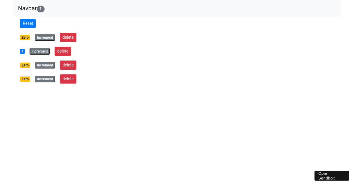 Bootstrap 4 React Hello World Import Codesandbox