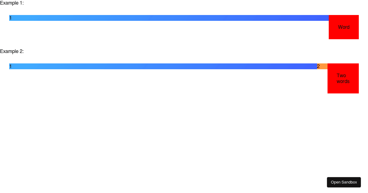 flex-grow - Codesandbox