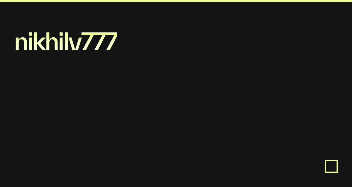 nikhilv777 - Codesandbox