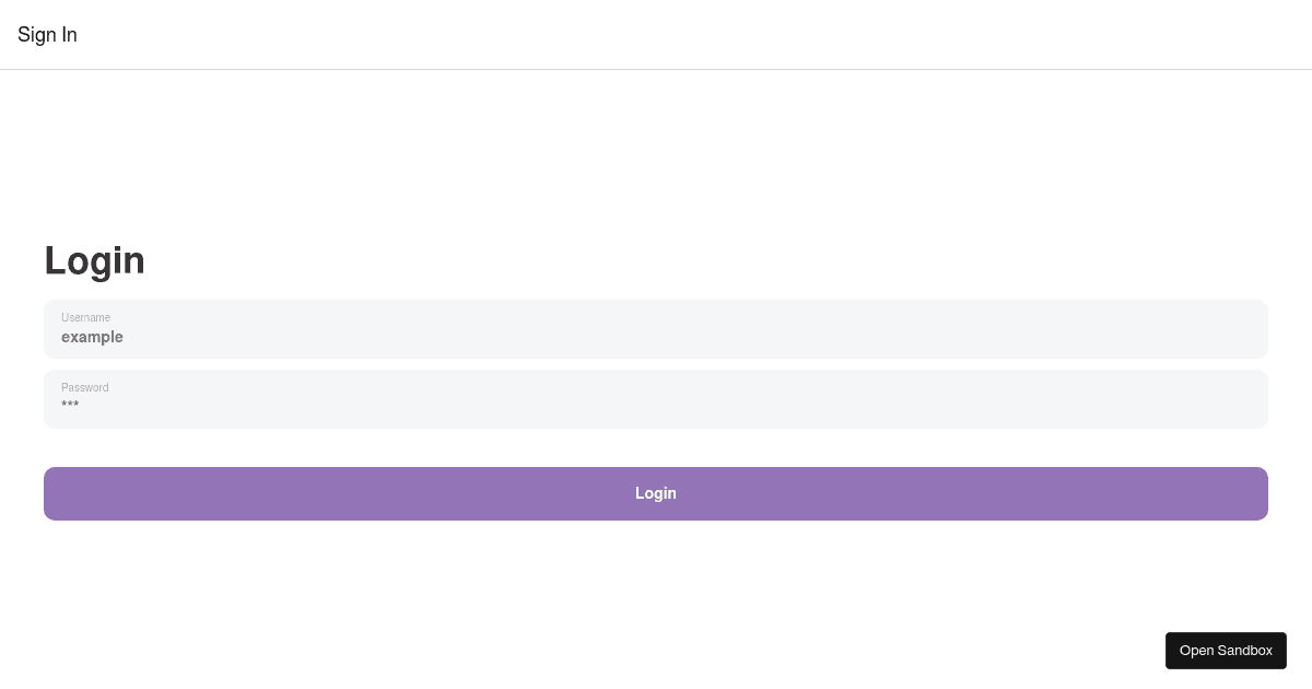 React Native Testing Library Codesandbox