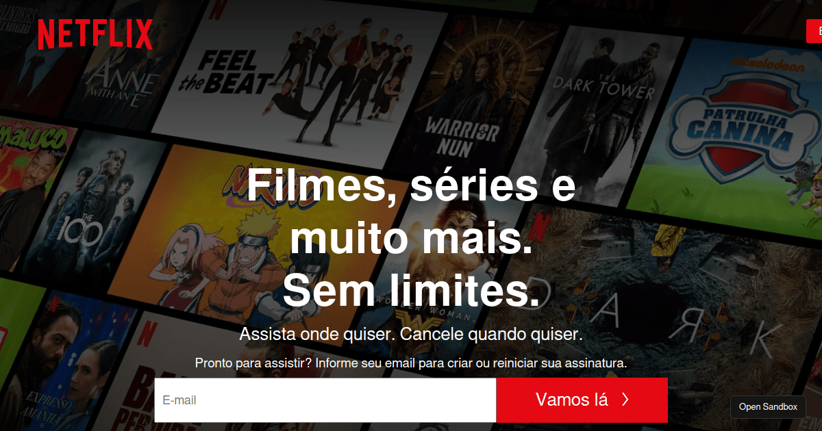 Clone Netflix - Codesandbox