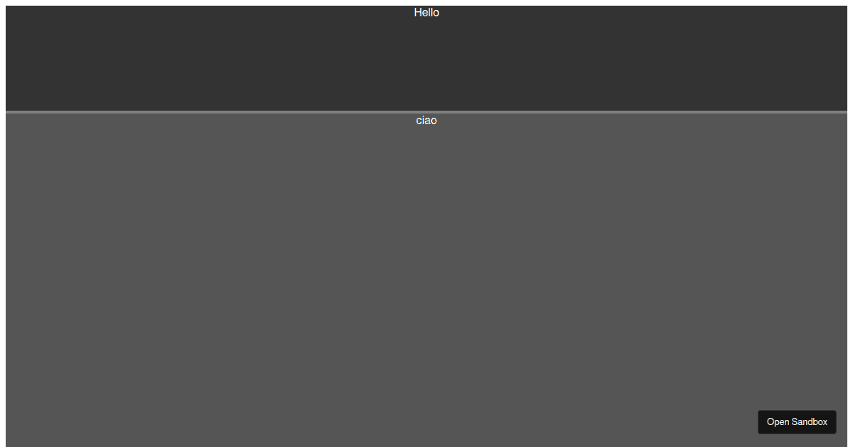 resizing - Codesandbox