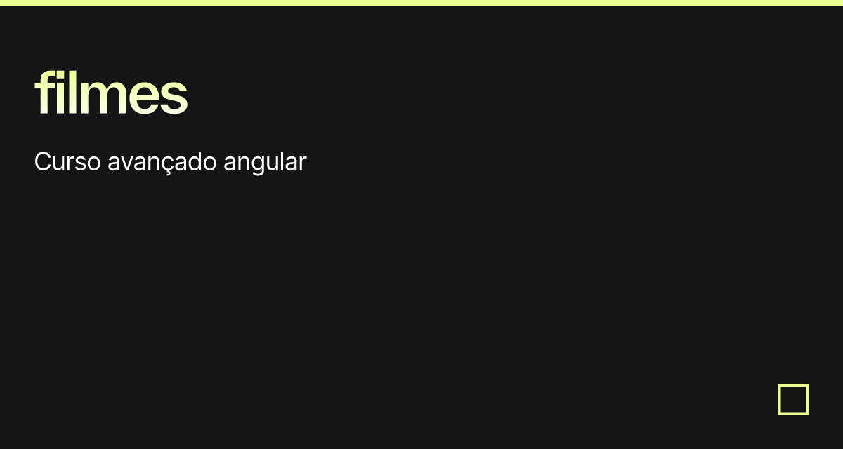 filmes - Codesandbox