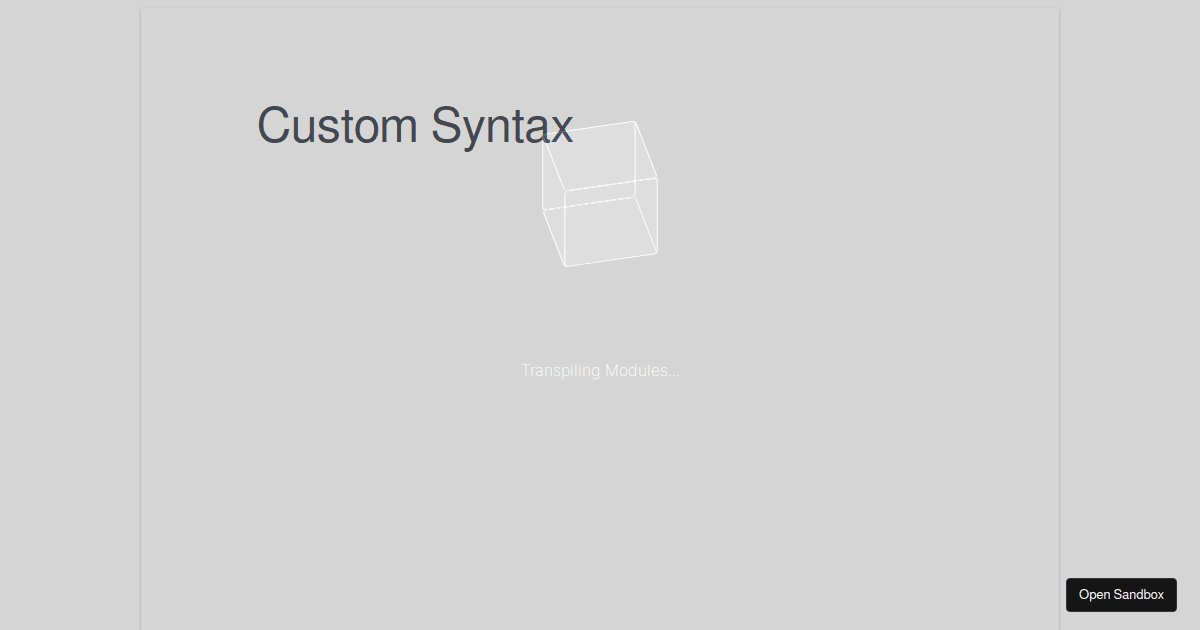 Milkdown Custom Syntax Forked Codesandbox