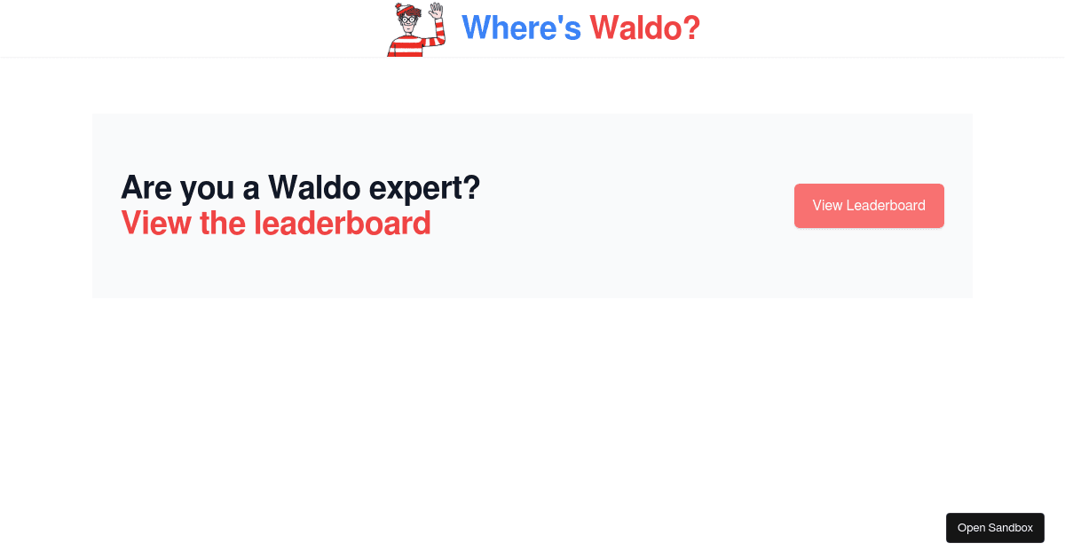 project-wheres-waldo - Codesandbox