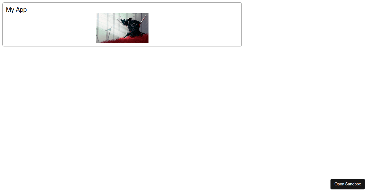 react file preview (forked) - Codesandbox