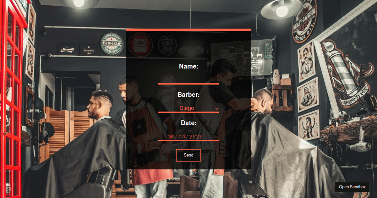 barber-booking-v2 - Codesandbox