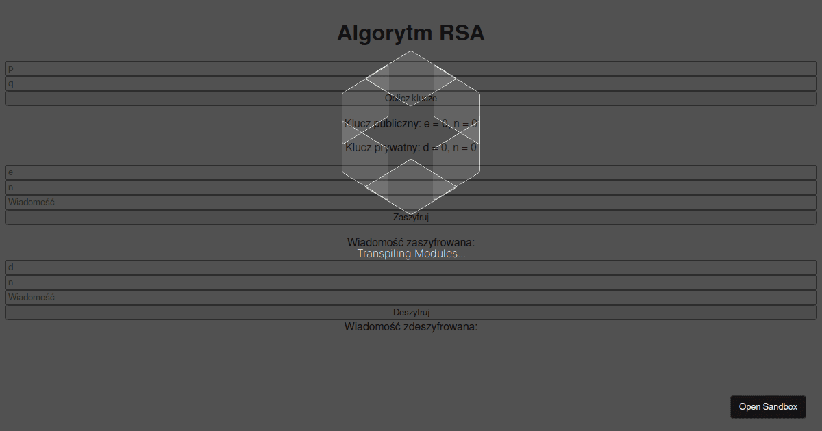 algorytm-rsa - Codesandbox