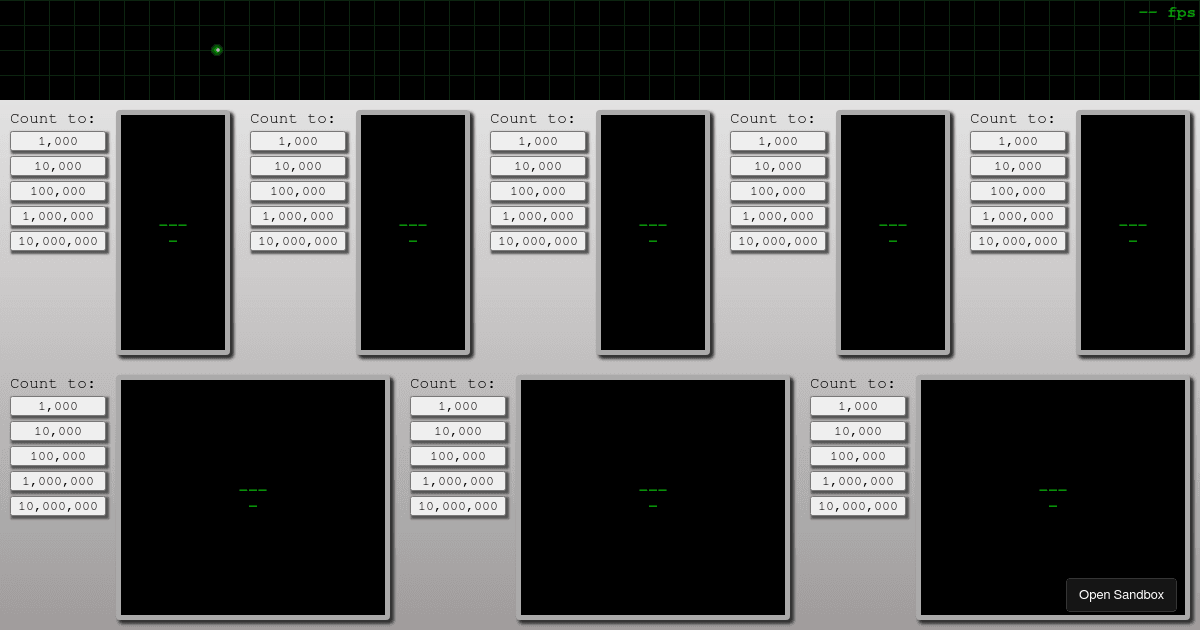 Thread Unblocking Process Hierarchy Codesandbox