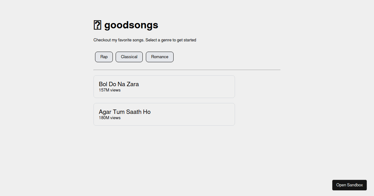 music-recommendation-2 - Codesandbox