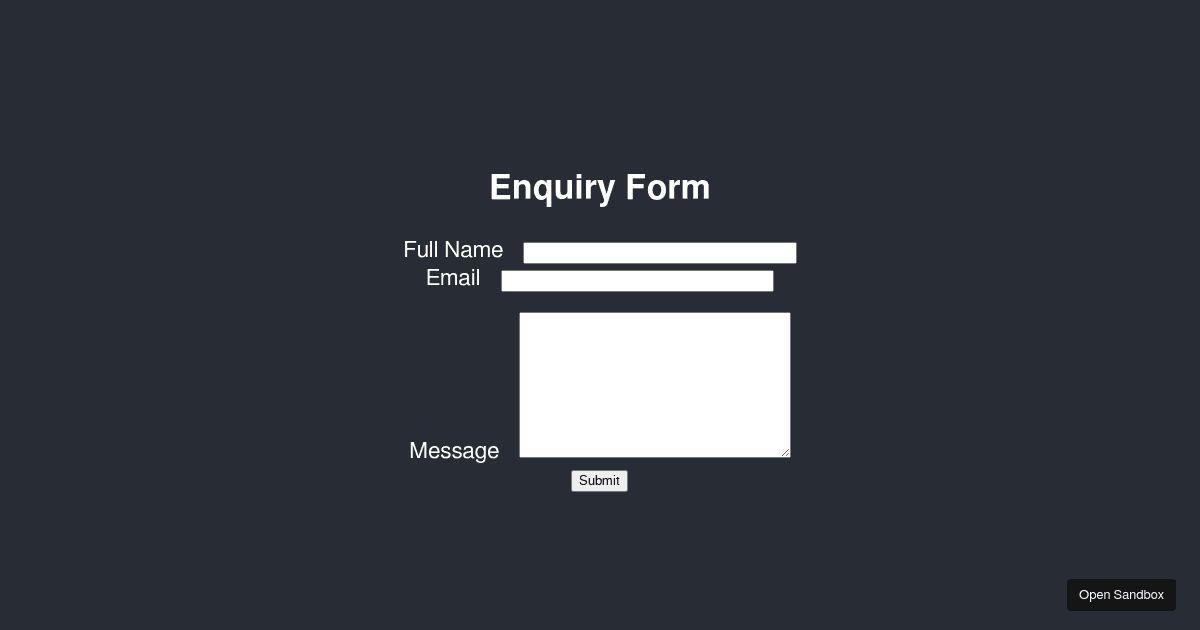 React Assignment Codesandbox