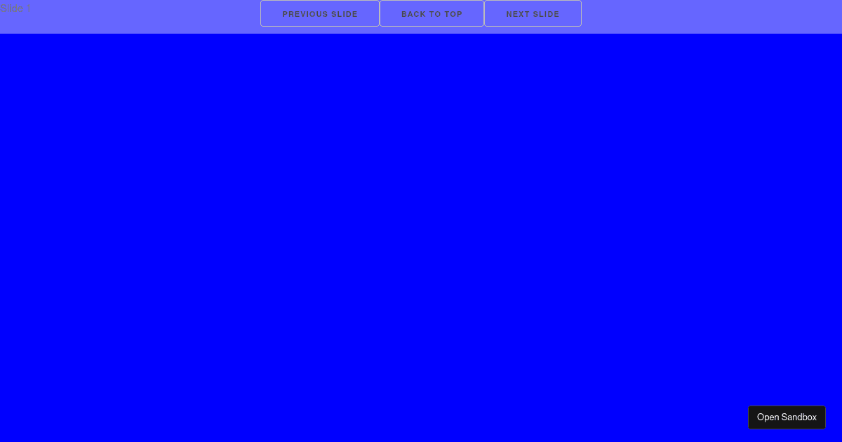 Smooth Scroll - Codesandbox