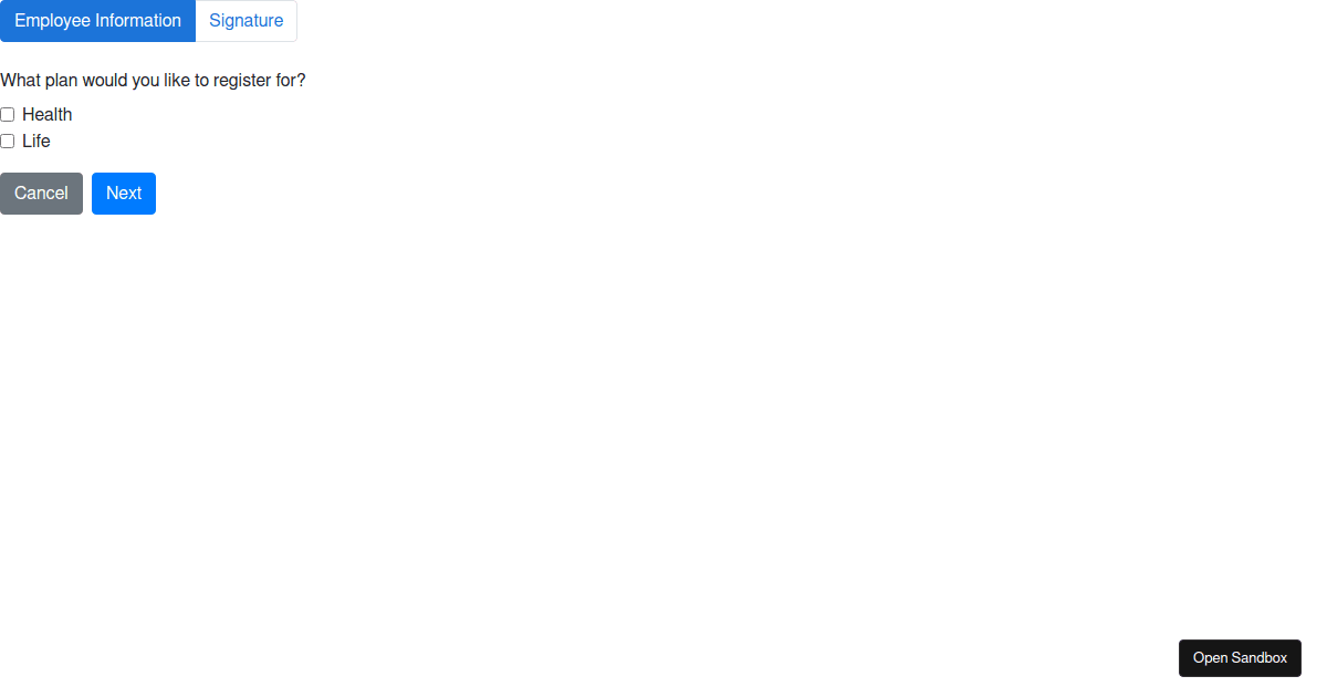 formio-wizard-example - Codesandbox