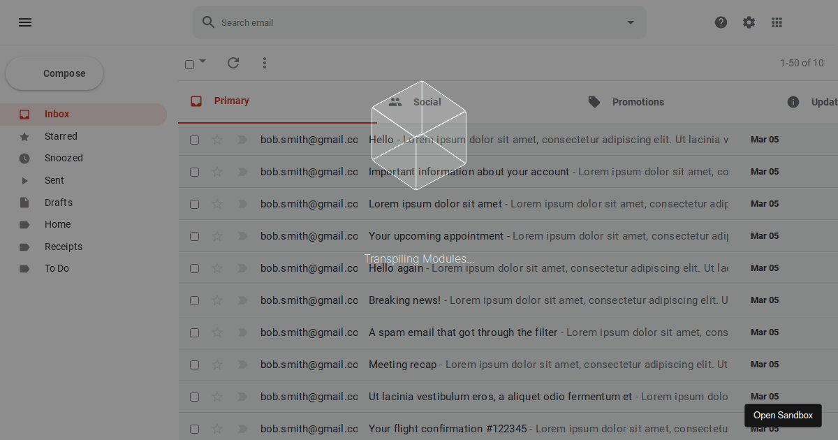 gmail-clone - Codesandbox
