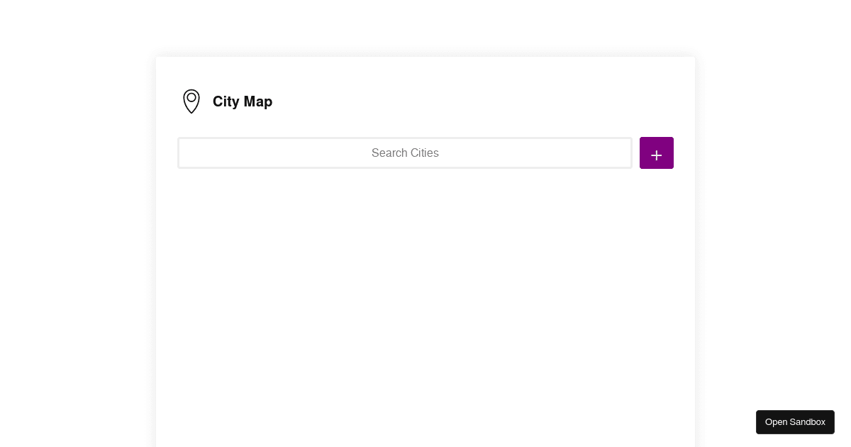 city-list - Codesandbox