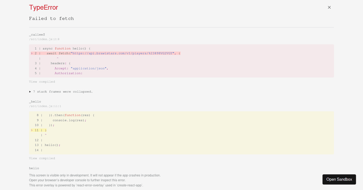 brawl-stars-api - Codesandbox